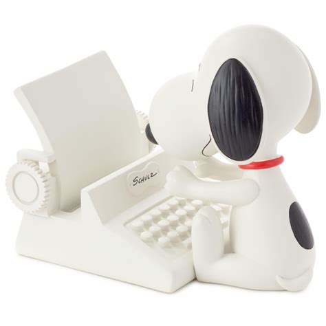 Hallmark Peanuts Snoopy Cell Phone Holder Typewriter Office Supplies