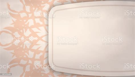 텍스트와 장식품 모노그램을 위한 장소가 있는 베이지 색 엽서 인쇄 준비 템플릿 벡터 0명에 대한 스톡 벡터 아트 및 기타 이미지 0명 가리기 고전의 신 Istock