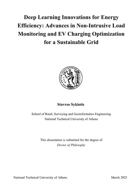 Pdf Deep Learning Innovations For Energy Efficiency Advances In Non Intrusive Load Monitoring