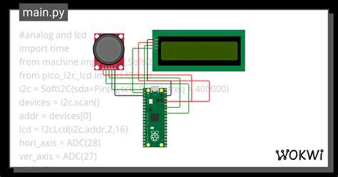 Analog Joystick With Lcd Wokwi Esp32 Stm32 Arduino Simulator