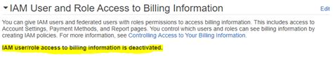 Enable Aws Iam Users Access To Billing Information