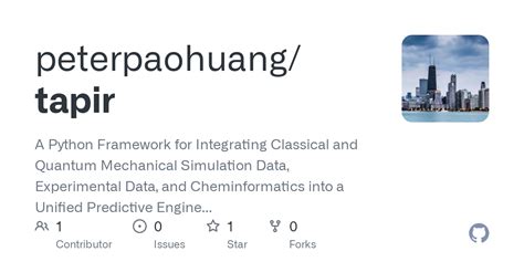 Github Peterpaohuang Tapir A Python Framework For Integrating Classical And Quantum