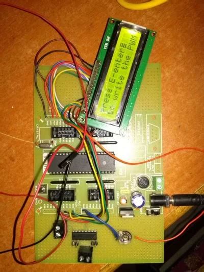Motor Projects PIC Microcontroller