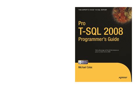 Pro T Sql 2008 Programmers Guide Pdf 4od3tagk13m0