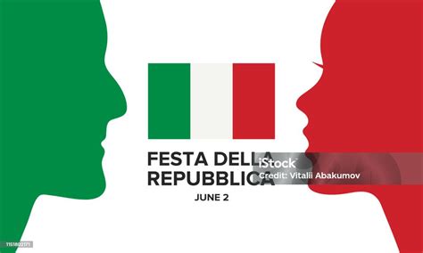 페 스타 델라 레 푸 블 리카 이탈리아 나 이탈리아어 텍스트 이탈리아 공화국의 날 공휴일 매년 6 월 2 일 이탈리아에서 축 하 합니다 이탈리아 국기입니다 포스터 카드 배너