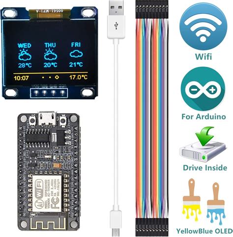 Ideaspark Esp8266 Kits De Pantalla Oled Mx Electrónicos