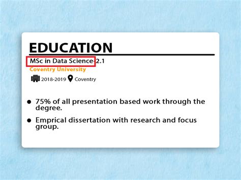 How To Perfect The CV Education Section For Success