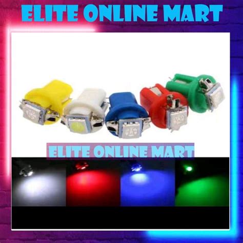 1 Pcs B8 5d 509t B8 5 5050 Led 1 Smd T5 Lamp Car Gauge Speedo Dash Bulb