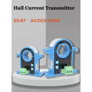 Hall Open Loop Current Signal Transducer DC Current Sensor A Input MA V Output