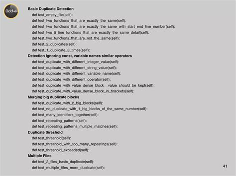 test driven development of a static code analyzer ppt