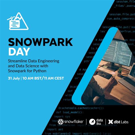 Snowflake On Linkedin Snowpark Day Streamline Data Engineering And Data Science With Snowpark