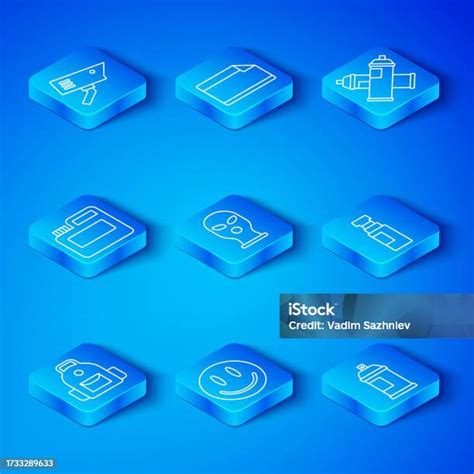 세트 라인 학교 배낭 Balaclava 웃는 얼굴 마커 펜 페인트 스프레이 캔 페인트 구 아슈 항아리 염료 보안 카메라 및