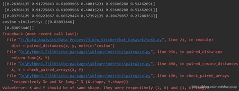Python批量计算cosine Distance批量计算余弦相似度 Csdn博客 Python批量计算cosine Distance批量计算余弦相似度 Csdn博客