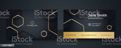 블랙과 골드 프리미엄 럭셔리 명함 디자인 전문 템플릿 명함 우아한 추상 카드 템플릿은 보유 기업에 적합합니다 벡터 디자인 템플릿