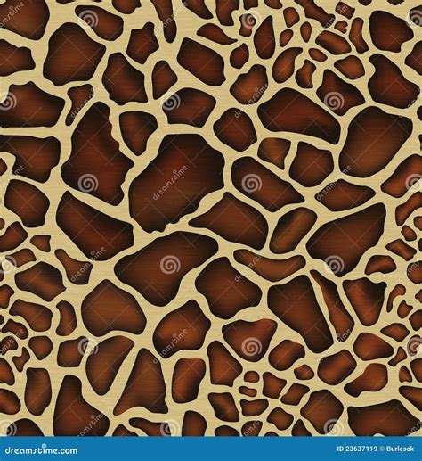 Giraffe Skin Texture Seamless Pattern Vector 216048437