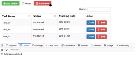 Function How To Create A Bulk Delete Button With Javascript And Ajax