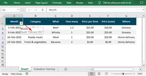 C Add Or Remove Autofilter In Excel
