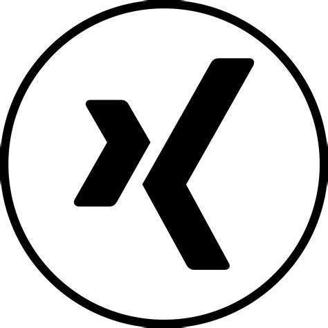 Xing Icon By Friconix Fi Ctluxl Xing Thinlinecirclesocialnetworkprofessionaljobxing