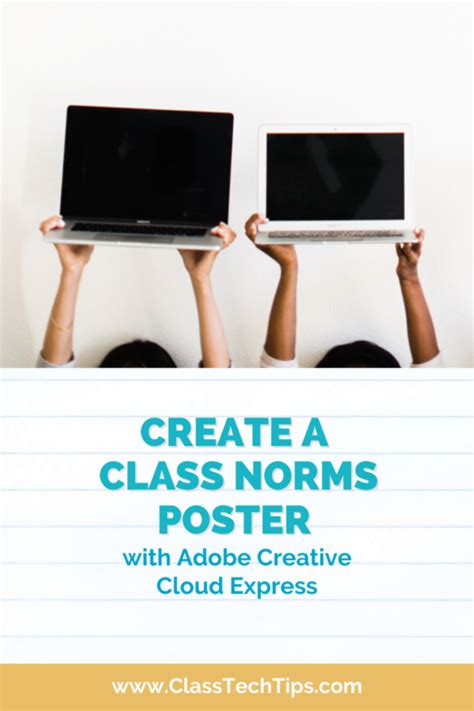 Create A Class Norms Poster With Adobe Creative Cloud Express Class Tech Tips Create A Class Norms Poster With Adobe Creative Cloud Express Class Tech Tips