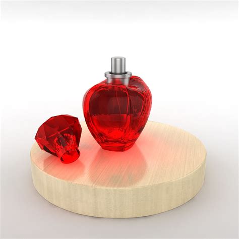 레드 하트 향수 3d 모델 10 Max 3ds Obj Free3d