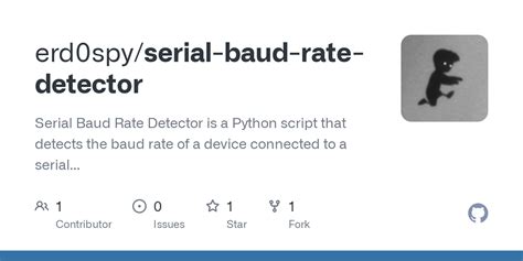 Github Erd0spyserial Baud Rate Detector Serial Baud Rate Detector