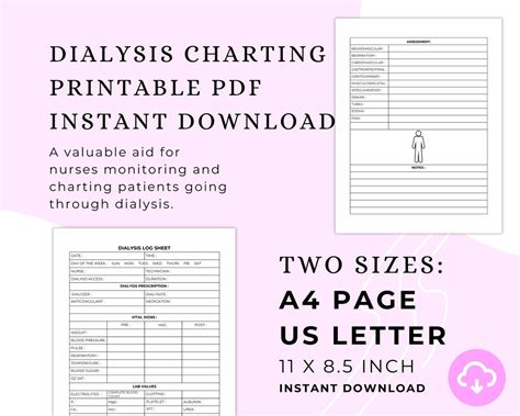 Dialysis Charting Printable Pdf Home Dialysis Documentation