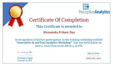 Attended A Webinar On Generative Ai And Data Engineering Shuvendu Pritam Das Posted On The