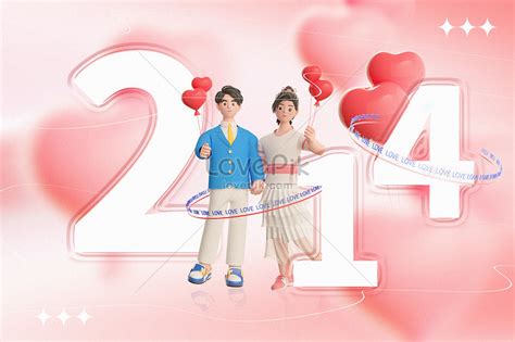 핑크 스테레오 214 발렌타인 데이 배경 배경 사진 및 창의적인 일러스트 무료 다운로드 Lovepik