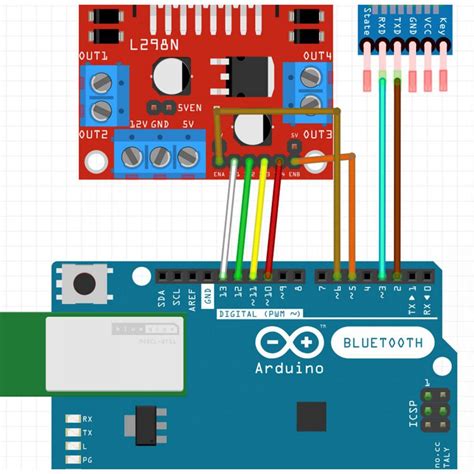 Combo Xe 3 Bánh Bluetooth Arduino