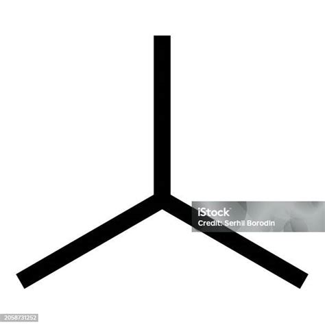 3d Axis Coordinate System Measurement Modeling Space Xyz Tridimensional Icon Black Color Vector