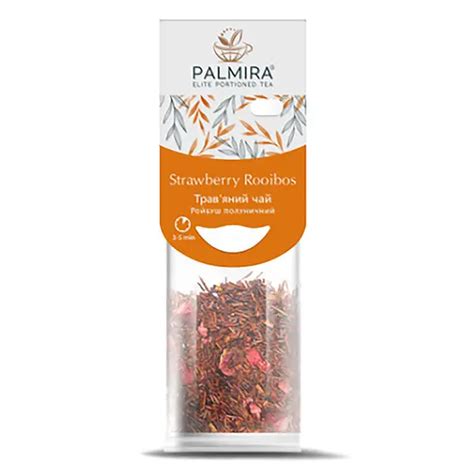 Чай травяний Palmira 24 г Ройбуш Полуничний Купити з доставкою в Сито Пяно