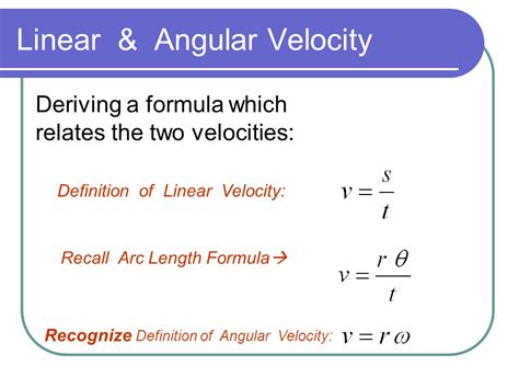 Angular Velocity Equation