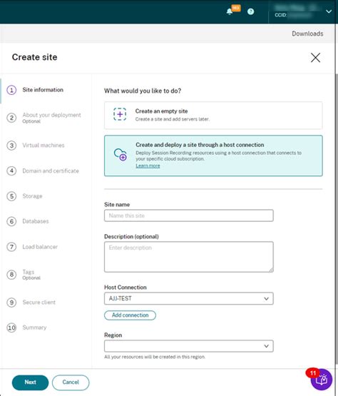 Deploy Session Recording Resources To A Cloud Subscription