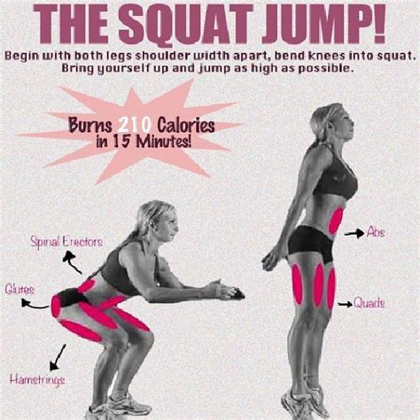 Exercise Of The Day The Squat Jump I Love This Sassy Fit Girl