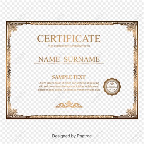 Frame Design For Certificate Png Frame Design For Certificate Png