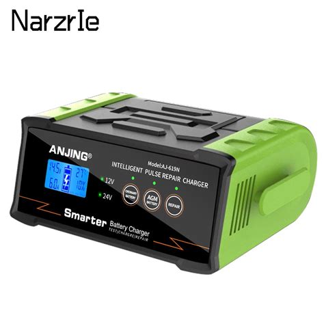 자동차 배터리 충전기 300w400w 1224v Eu 플러그 펄스 수리 Lcd 고속 전원 충전 습식 건식 납산