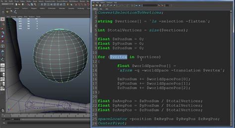 Mel Tip 002 Average Vertex Position Vertex Positivity Tutorial
