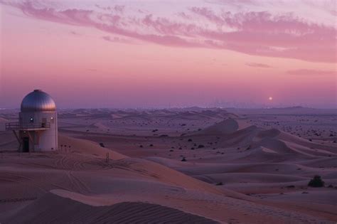 Premium Photo Astronomical Observatories Capturing The Desert Sk Generative Ai