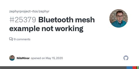 Bluetooth Mesh Example Not Working · Issue 25379 · Zephyrproject Rtos