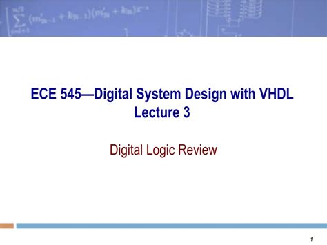 ppt fundamentals of digital logic with vhdl design overview powerpoint presentation id 9247273