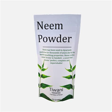 Tiwani Neem Powder 75g Buy Health Products At Healthy U Online Health And Wellness Store