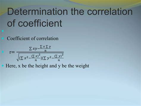 Correlation And Regression PPT