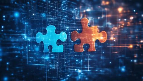 Digital Representation Of API Integration Concept Premium AI