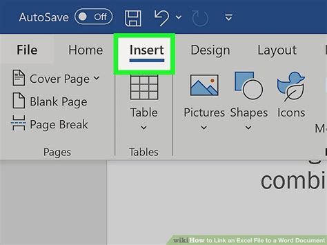 How To Link An Excel File To A Word Document 7 Steps