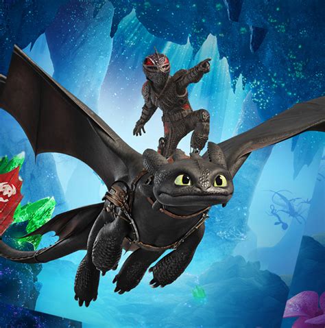 익스트림무비 [드래곤 길들이기3] 히컵 And 투슬리스 3가지 변형 이미지 희귀