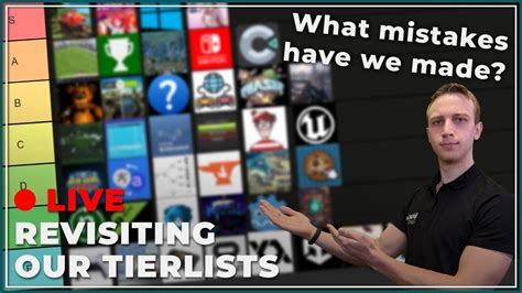 Revisiting Our Gamedev Genre Tierlists Youtube