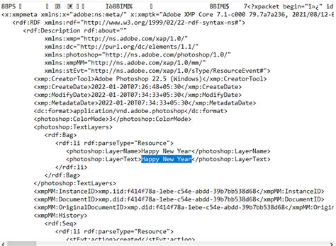 Editing A Photoshop File Using Notepad Adobe Product Community 12749887