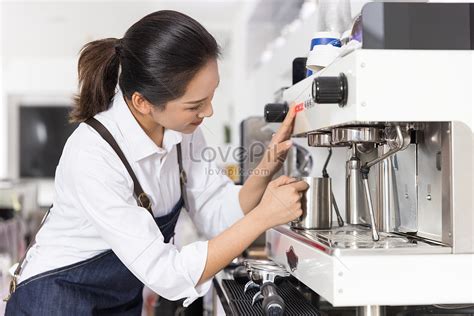 웨이터 연구 커피 머신 사진 무료 다운로드 Lovepik