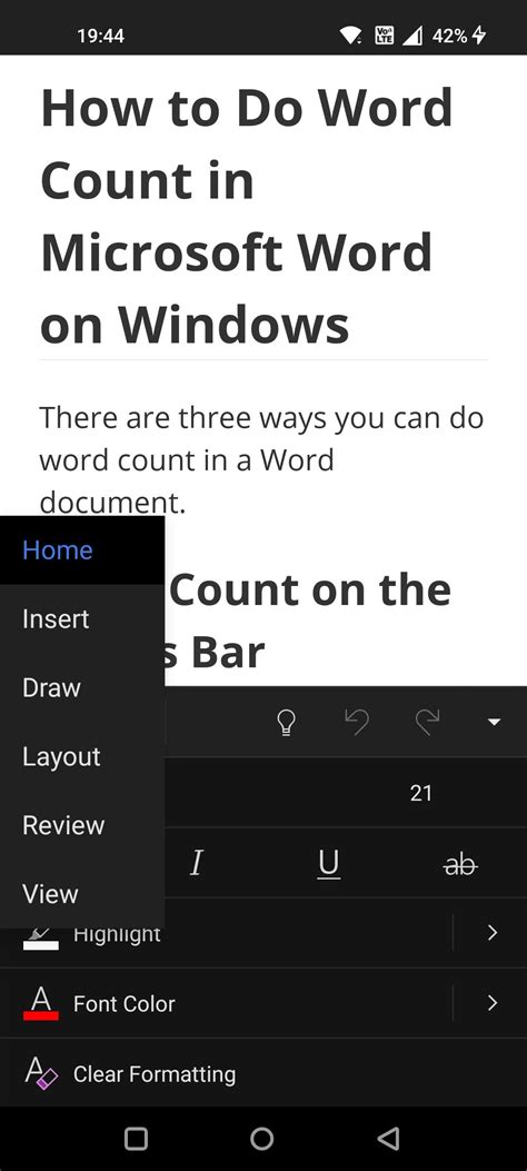 How To Do A Word Count In Microsoft Word