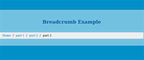 simple breadcrumb design using html and css